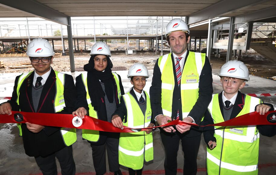 King's Bolton Students Attend Ceremony to Celebrate Build of New School ...