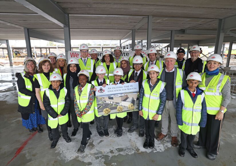 King's Bolton Students Attend Ceremony to Celebrate Build of New School ...