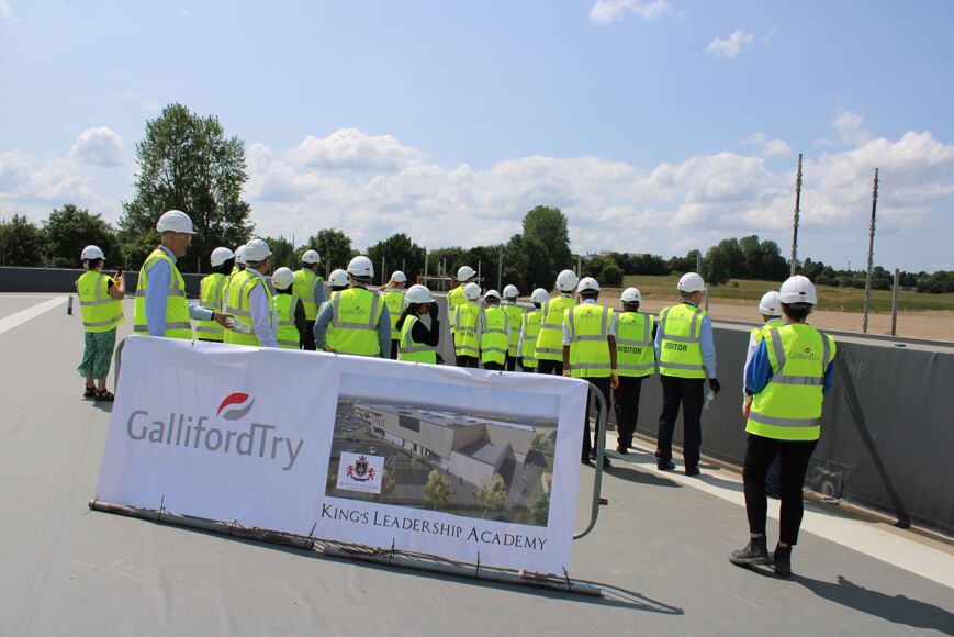 Construction landmark reached - Latest News - King's Leadership Academy ...