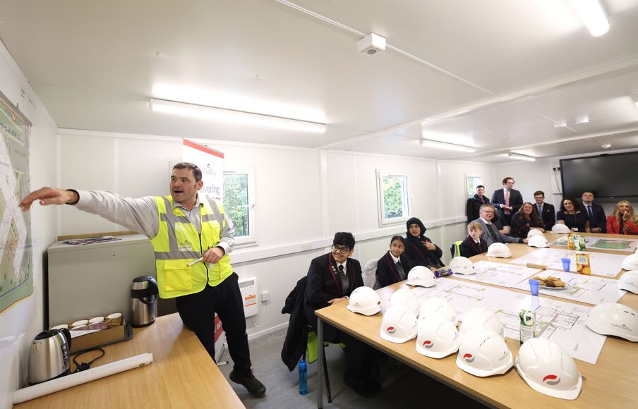 King's Bolton Students Attend Ceremony to Celebrate Build of New School ...