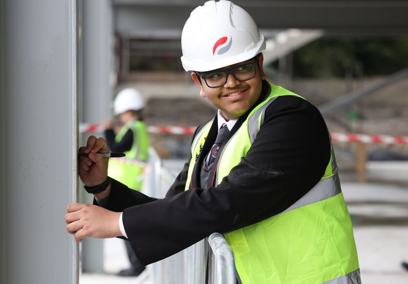 King's Bolton Students Attend Ceremony to Celebrate Build of New School ...