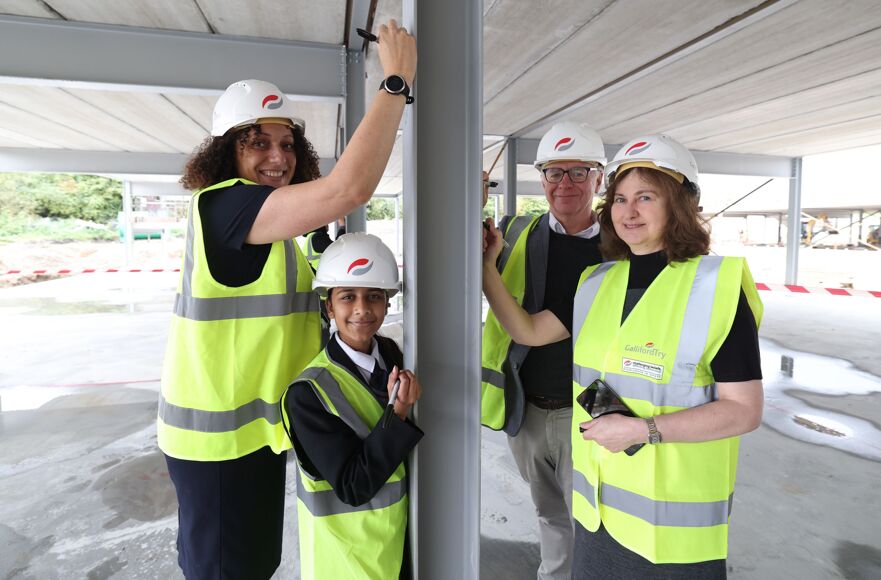 King's Bolton Students Attend Ceremony to Celebrate Build of New School ...