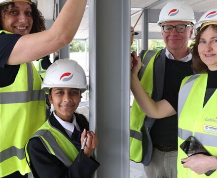 King's Bolton Students Attend Ceremony to Celebrate Build of New School ...