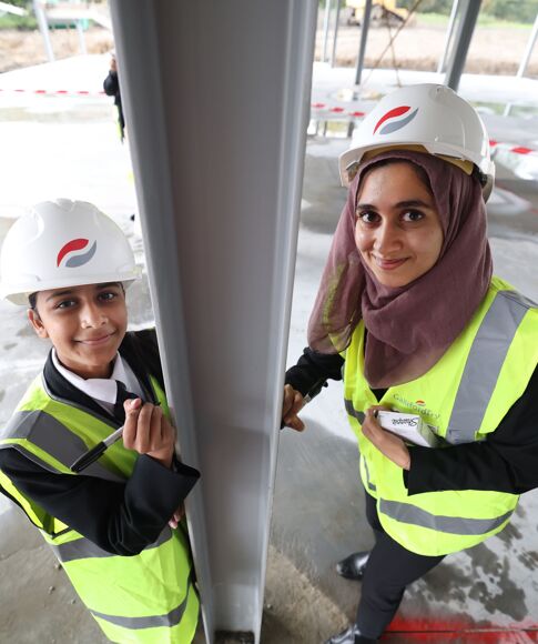King's Bolton Students Attend Ceremony to Celebrate Build of New School ...