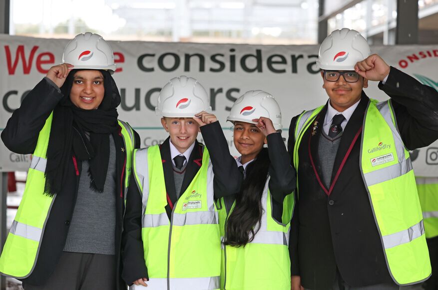 King's Bolton Students Attend Ceremony to Celebrate Build of New School ...