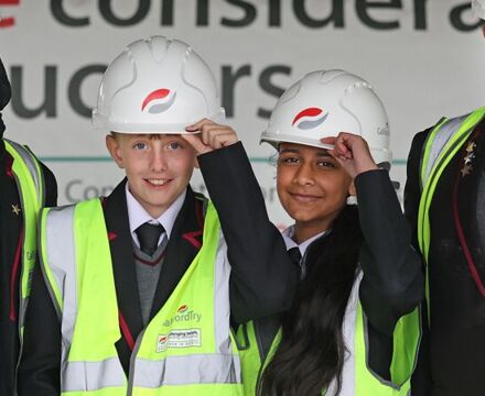 King's Bolton Students Attend Ceremony to Celebrate Build of New School ...