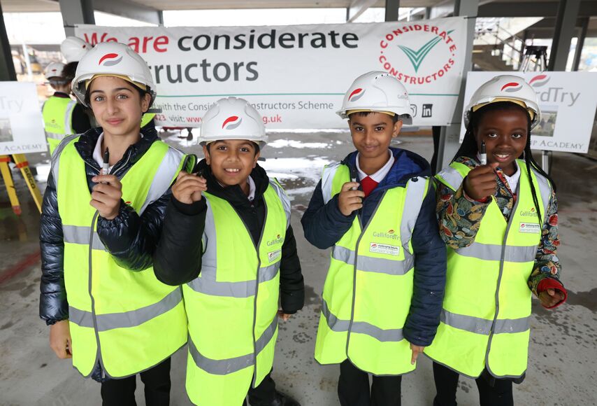 King's Bolton Students Attend Ceremony to Celebrate Build of New School ...