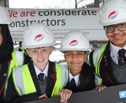 King's Bolton Students Attend Ceremony to Celebrate Build of New School ...