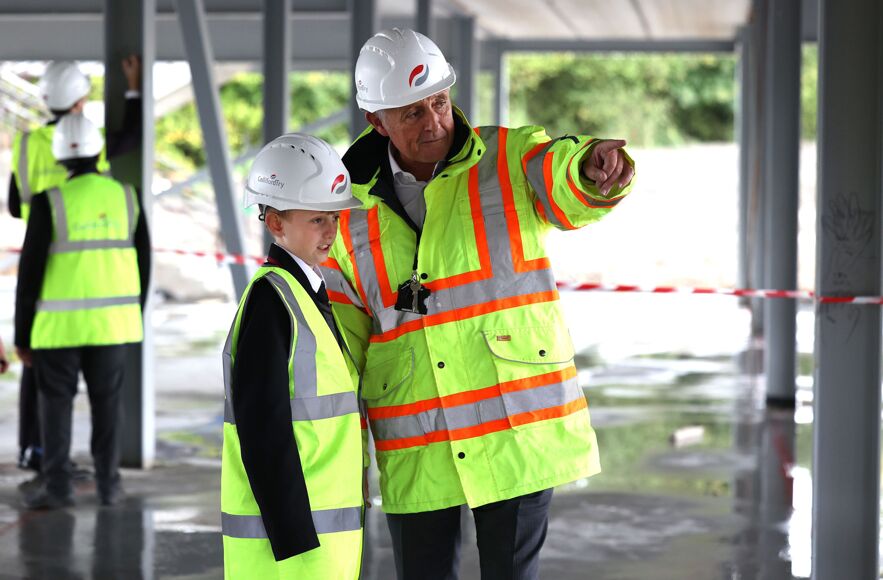 King's Bolton Students Attend Ceremony to Celebrate Build of New School ...