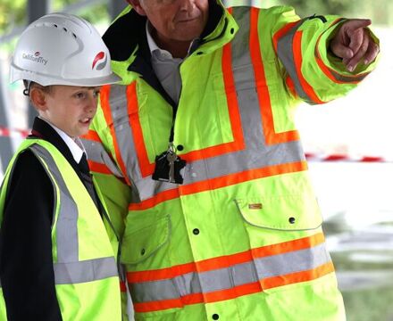 King's Bolton Students Attend Ceremony to Celebrate Build of New School ...