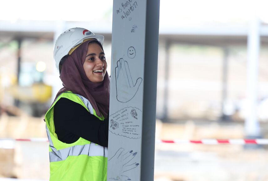 King's Bolton Students Attend Ceremony to Celebrate Build of New School ...